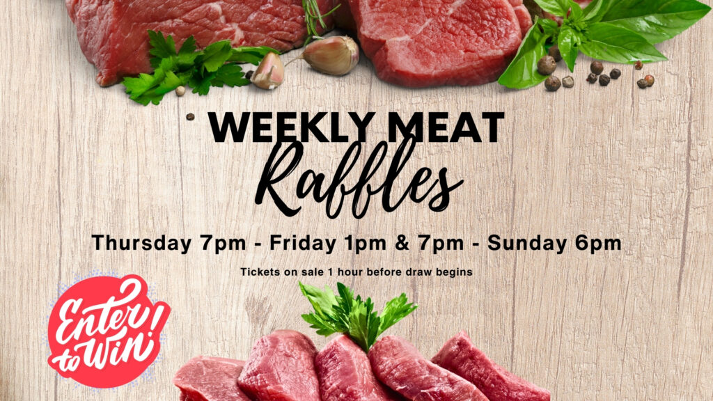 Weekly Food Raffles - Magpies Waitara